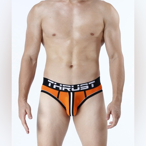 THRUST | Underwear & Socks | Thrust Orange Excite Jock Brief | Poshmark